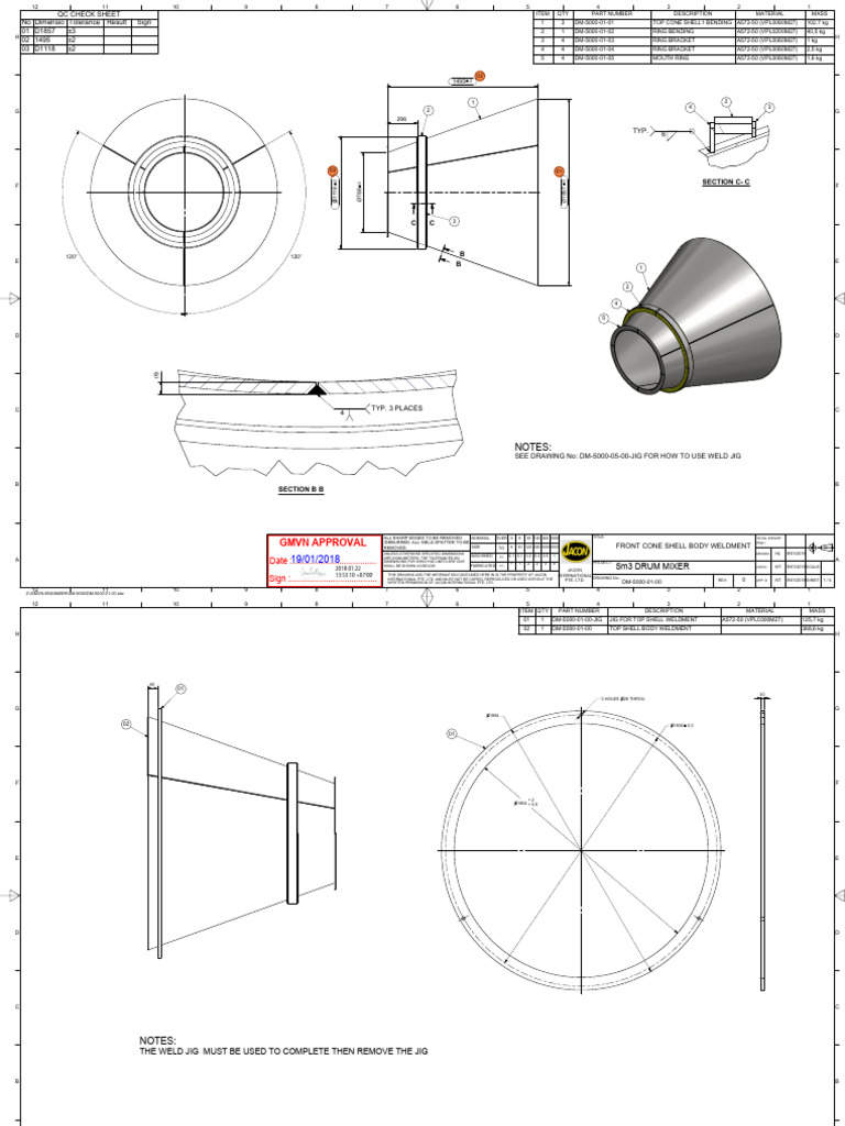 DM-5000-01-00 | PDF | Metal Fabrication | Industrial Processes