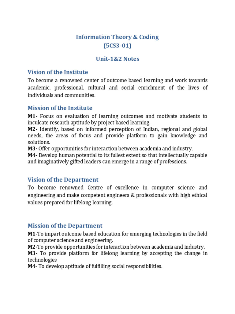 UNIT 1 and 2 | PDF | Engineering | Applied Mathematics