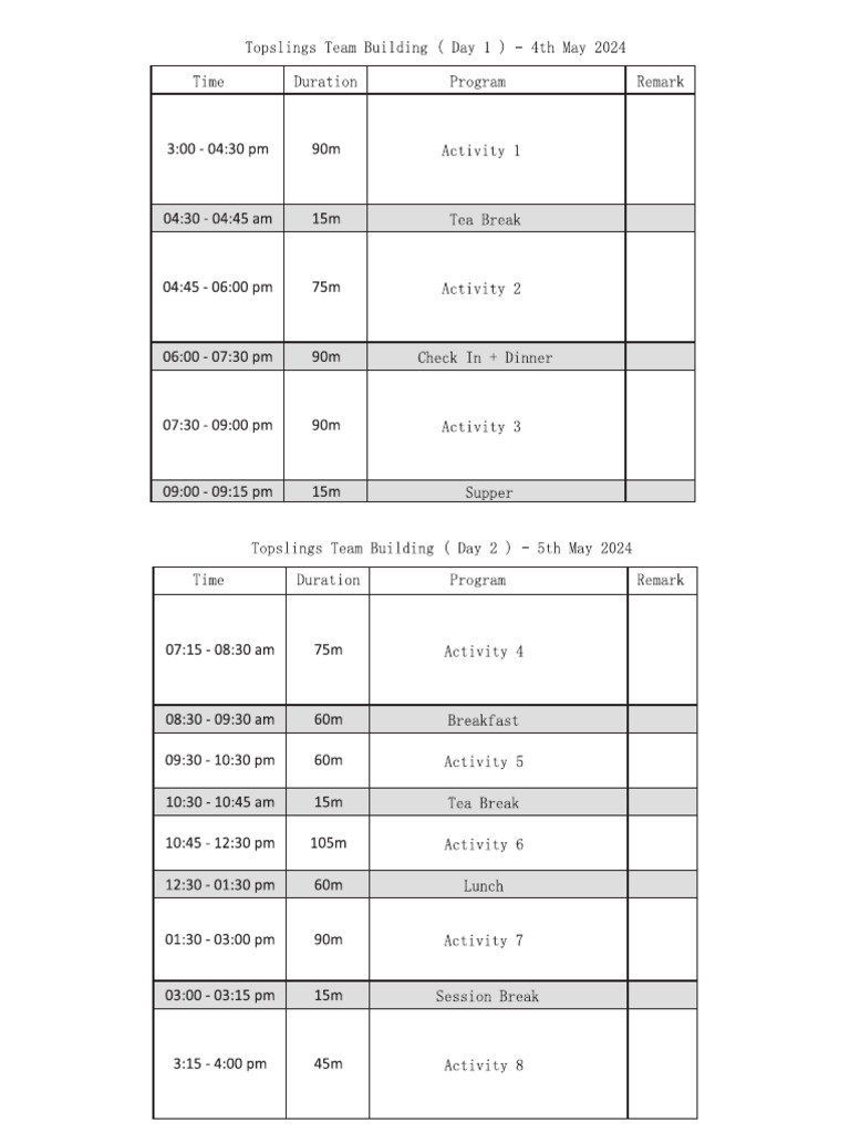 Time Table New | PDF