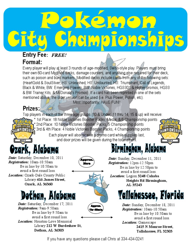City Championships Alabama & Florida December 2011 | PDF