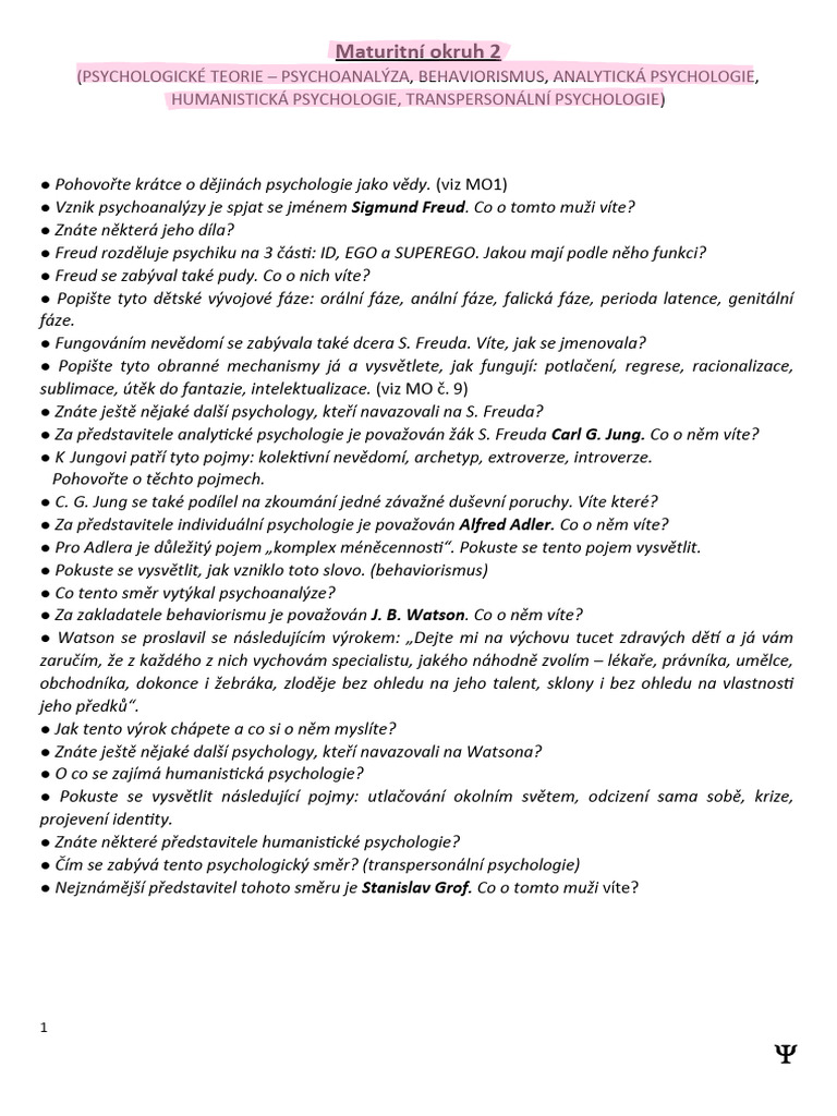 2-Maturitní Otázka č.2 | PDF