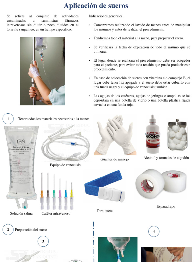 Colocacion de Suero Intravenoso | PDF | Terapia intravenosa ...