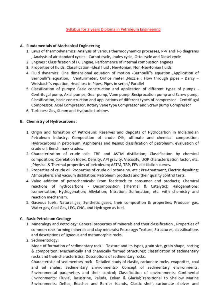 Syllabus222 20 | PDF | Petroleum Reservoir | Casing (Borehole)