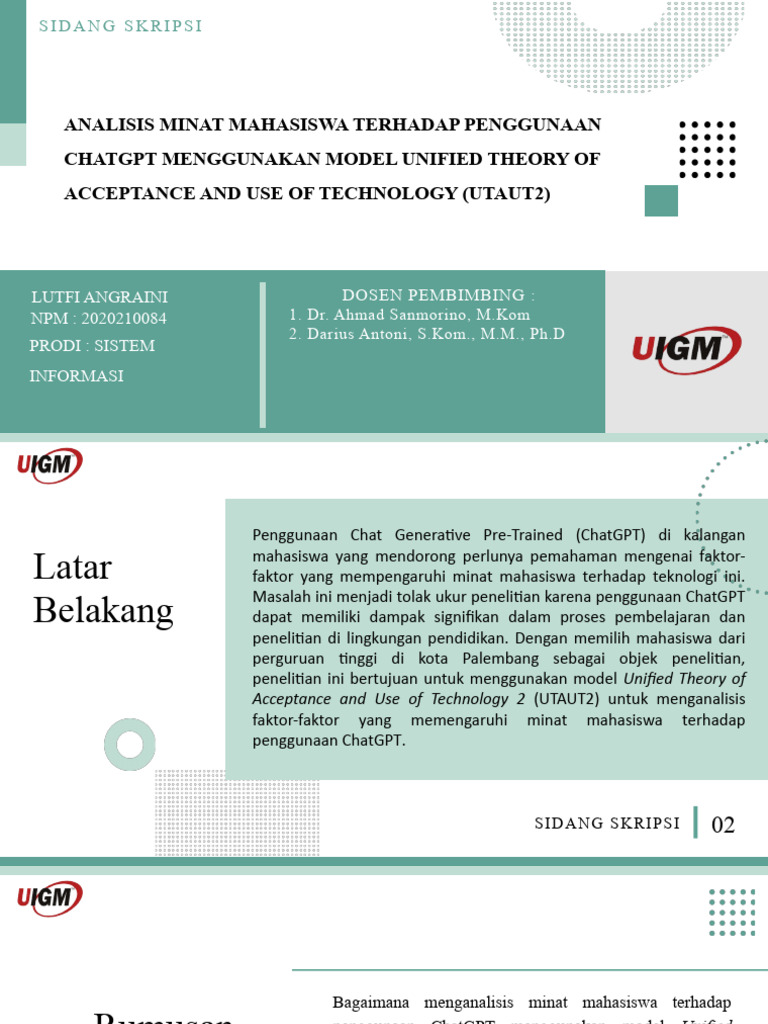 Sidang Skripsi Lutfi | PDF