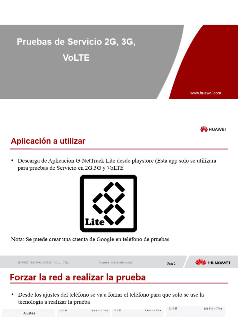 Pruebas de Servicio G-NetTrack Lite | Descargar gratis PDF | 3 G | Aparatos de información
