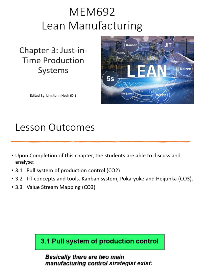 Lean Manufacturing Essentials | PDF | Lean Manufacturing | Inventory
