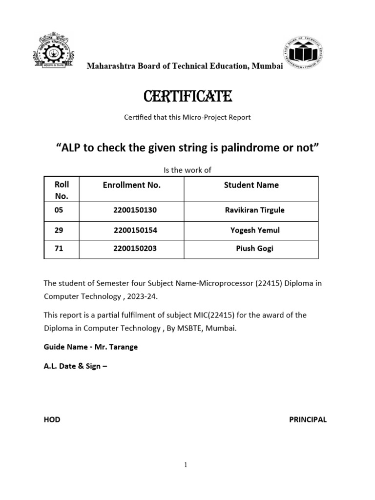 MIC_Micro2024 | PDF | Assembly Language | String (Computer Science)