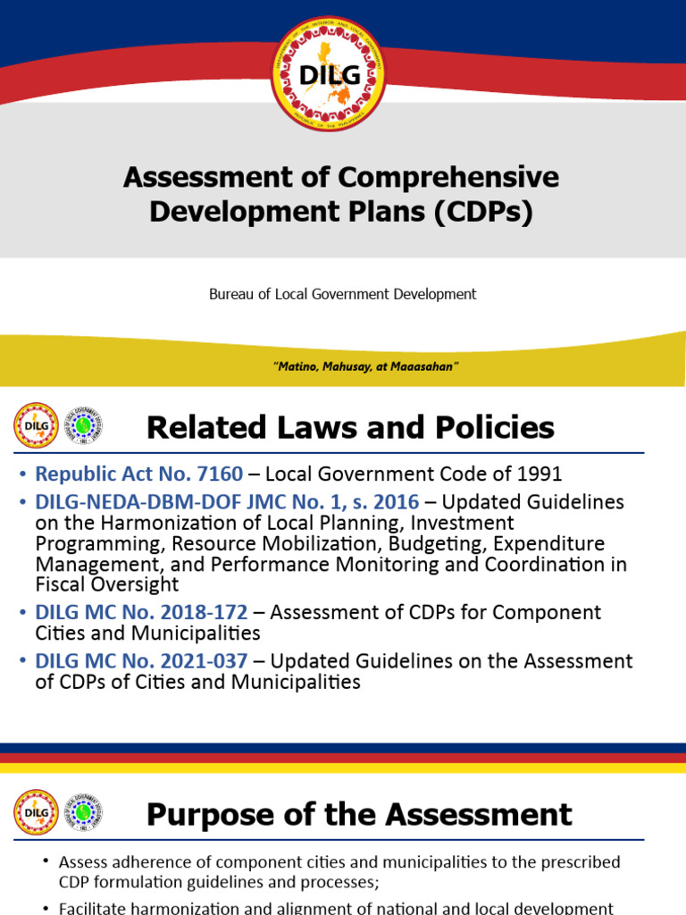 CDP Assessment Tool | Download Free PDF | Disaster Risk Reduction