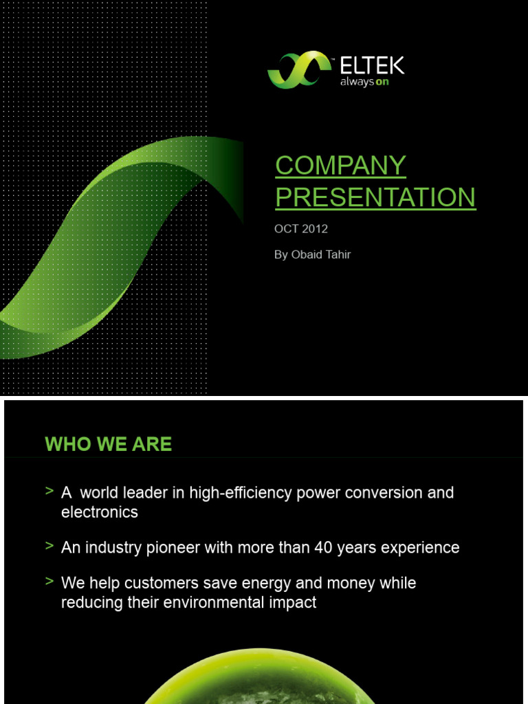 Eltek Pakistan Overview | PDF | Performance Appraisal | Power Inverter