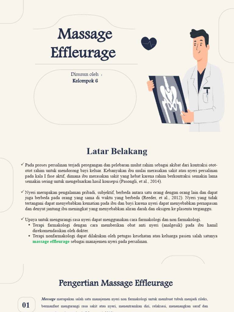 Massage Effleurage | PDF | Pengembangan Diri | Kesehatan Holistik