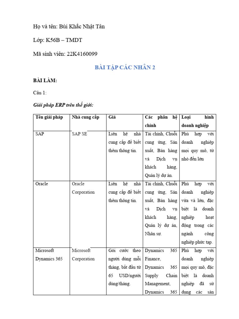 Bùi Khắc Nhật Tân-N03 BT2 | PDF