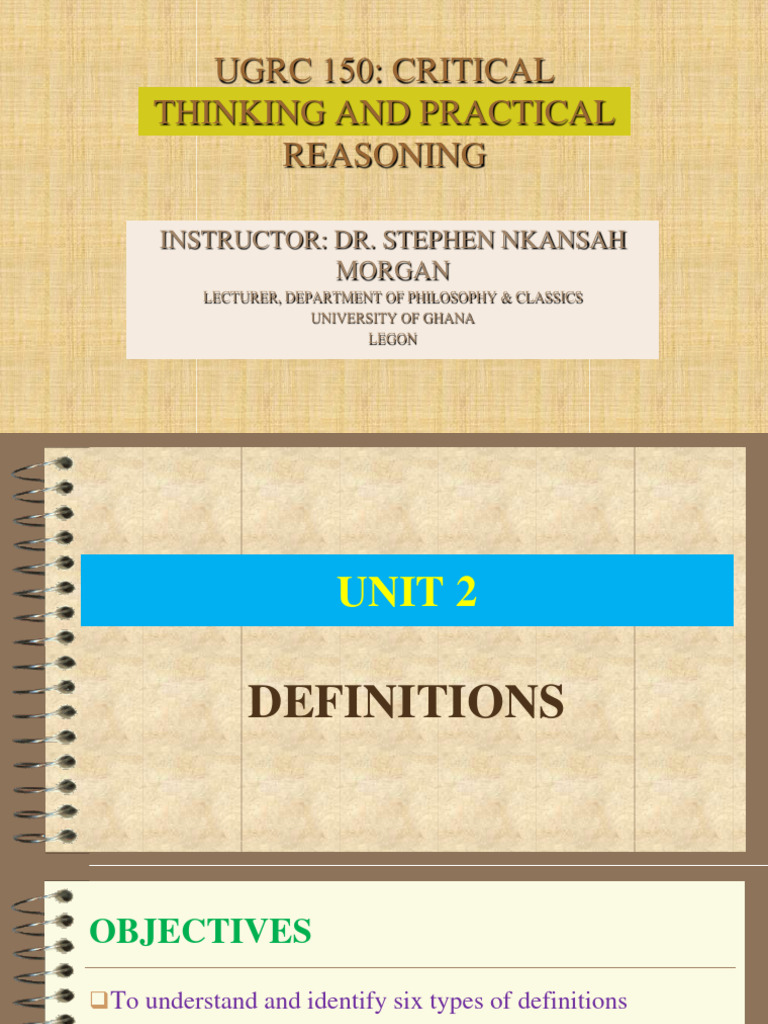 Ugrc 150 2023 Lecture 2 Pdf Definition 
