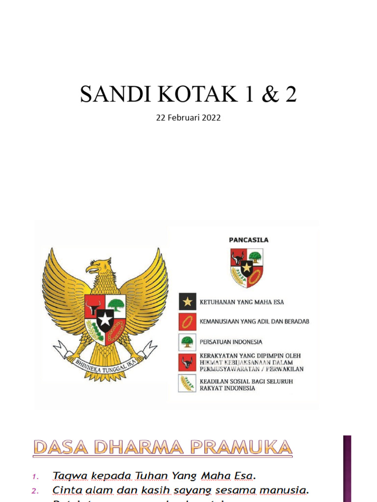 Sandi Kotak 1 & 2 Februari | PDF