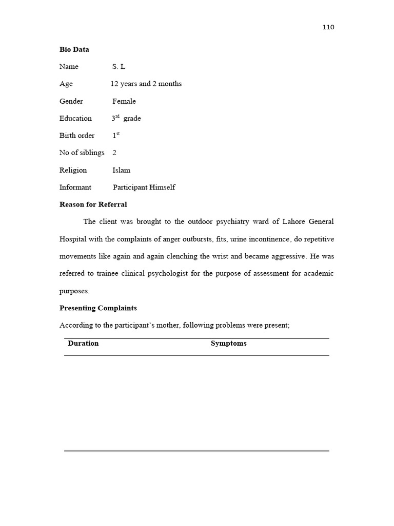 BVRT Report | PDF | Cognition | Neuroscience