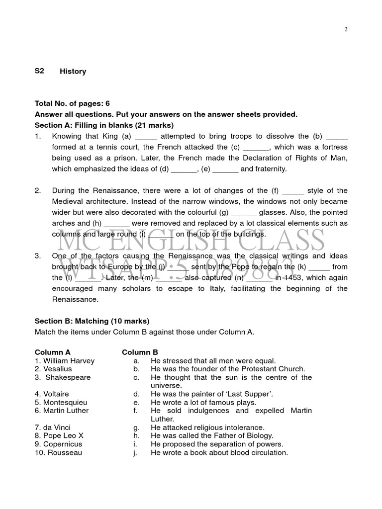 s2 History-Set 3 | PDF | Renaissance | France