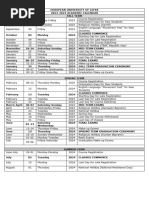 FIU Academic Calendar 2025-26 | PDF | Academic Term | Educational Stages