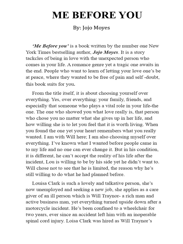 Me Before You | PDF