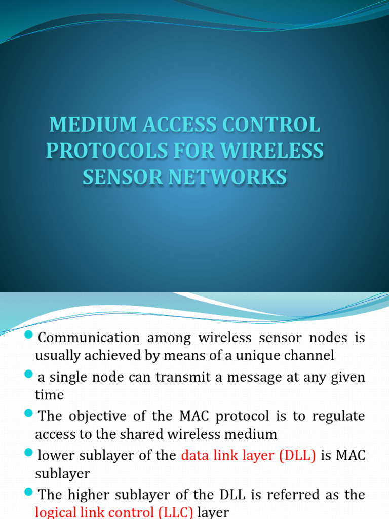 Unit III | PDF | Wireless Sensor Network | Computer Network