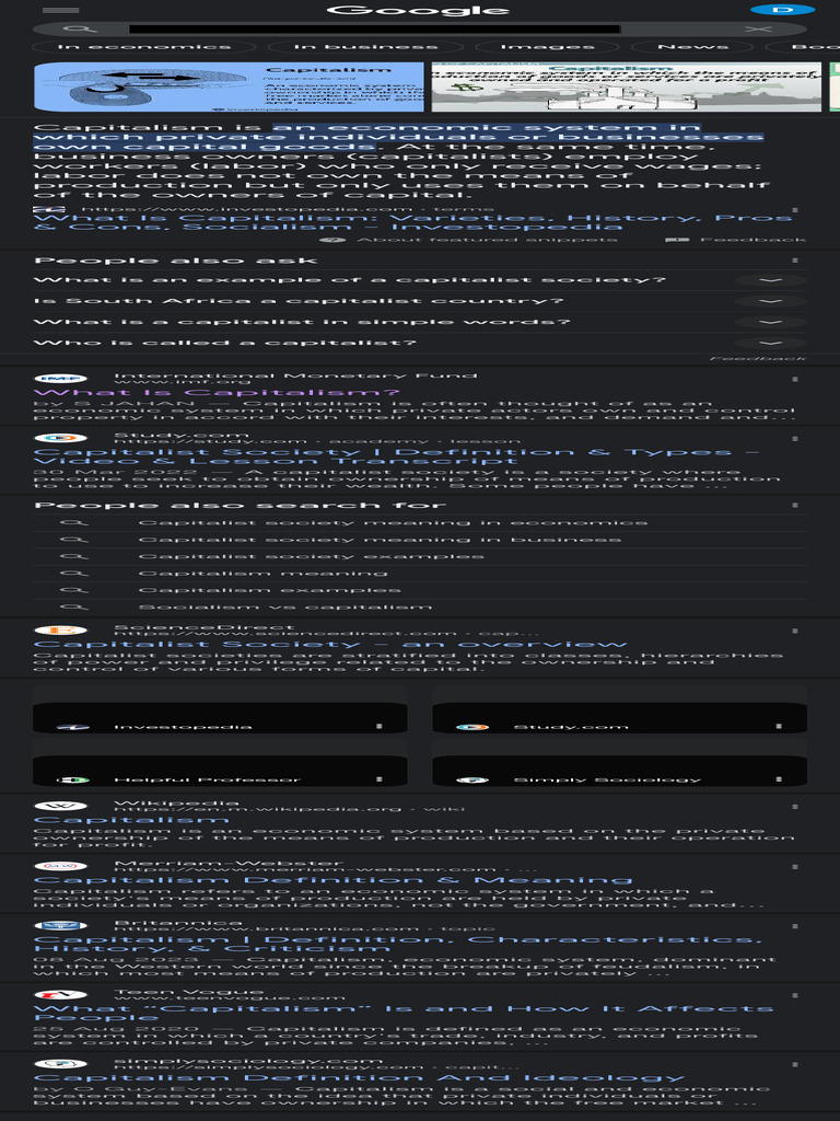 Capitalist Society Explained | PDF | Capitalism | Economic System