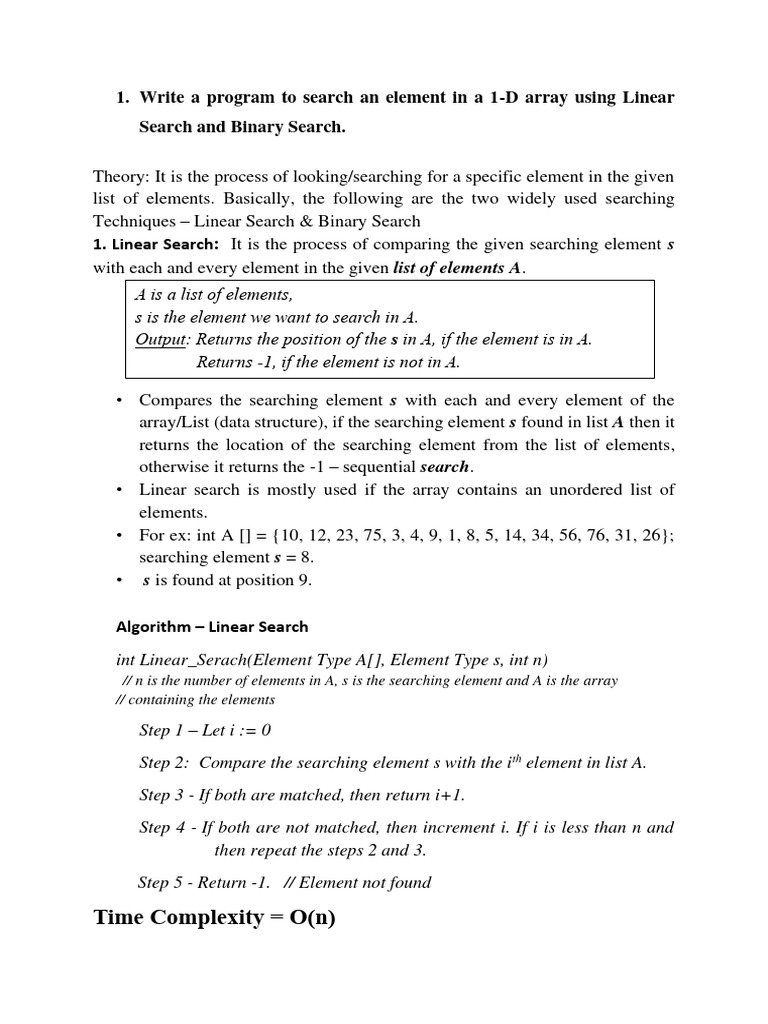 Lab 3 Pdf Time Complexity Theoretical Computer Science