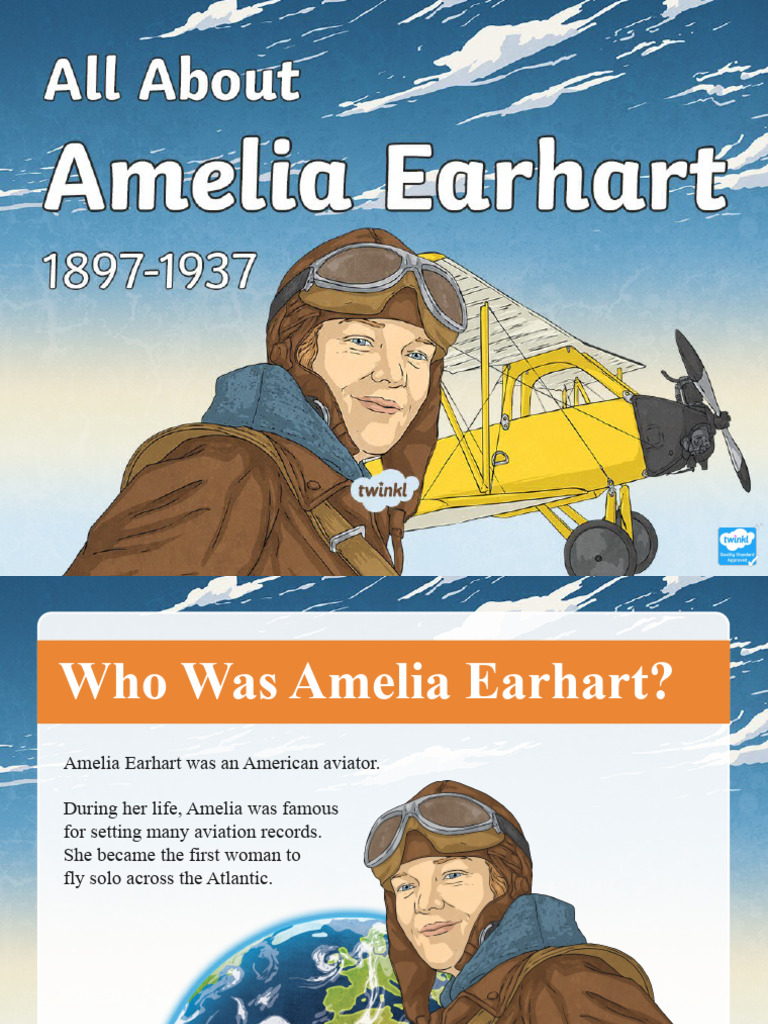 Amelia Earhart: Aviation Pioneer Biography | PDF | Aviation | Aviation ...