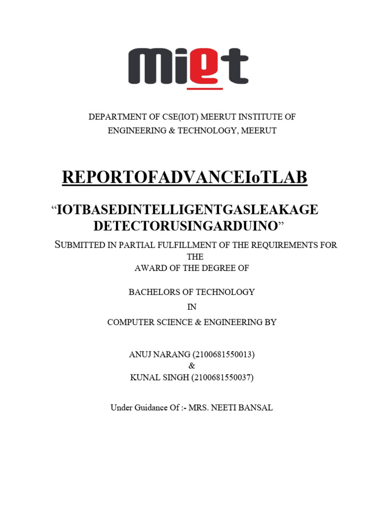 Iot Project 1 Pdf Computing Computer Engineering