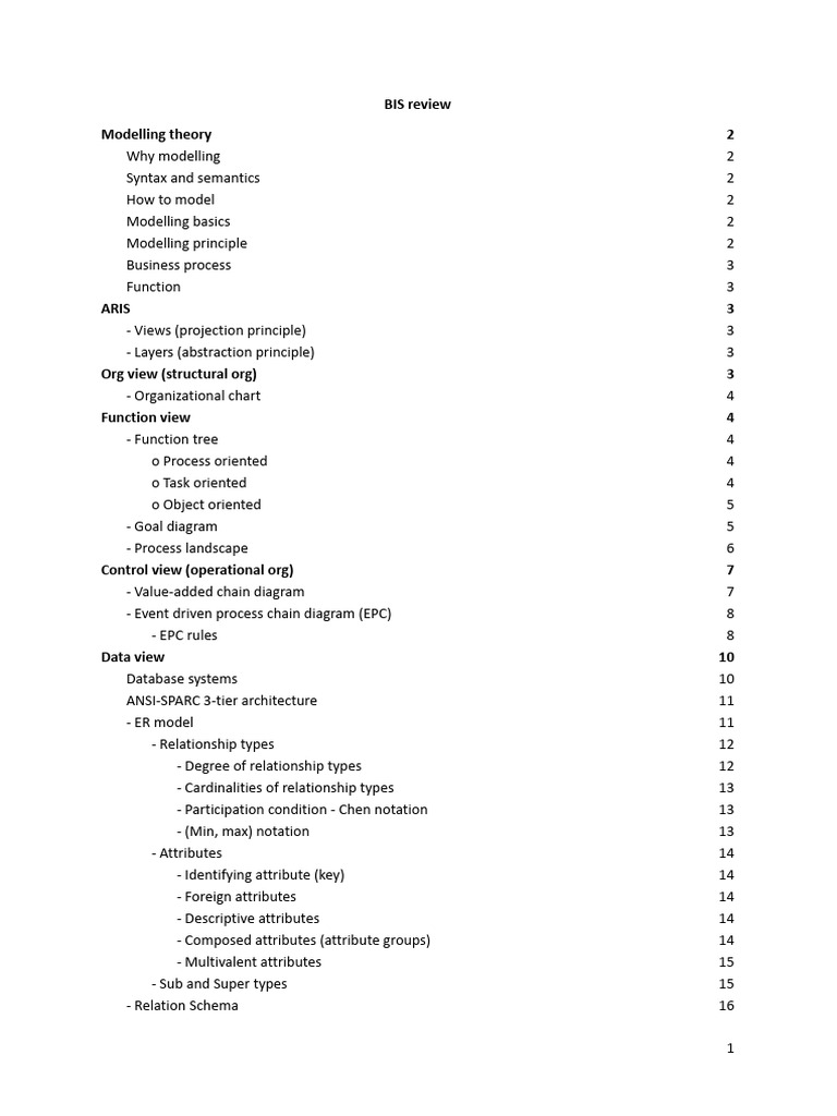 Comprehensive Guide to Business Modelling | PDF | Conceptual Model ...