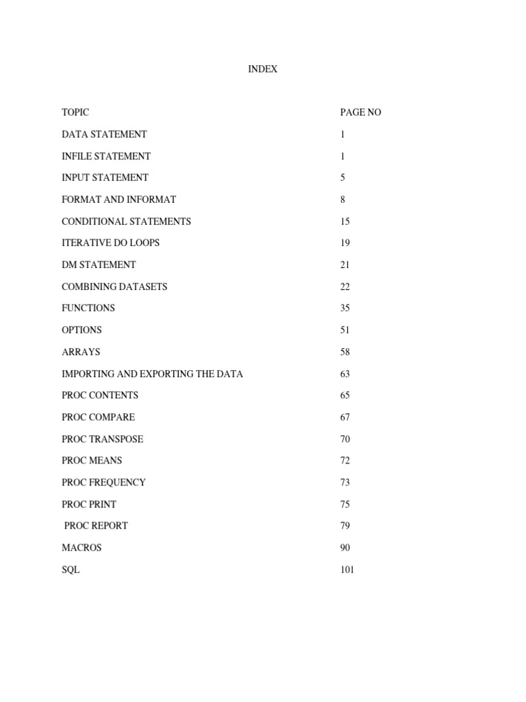 Guide To Master Sas Programming Pdf Function Mathematics Sas