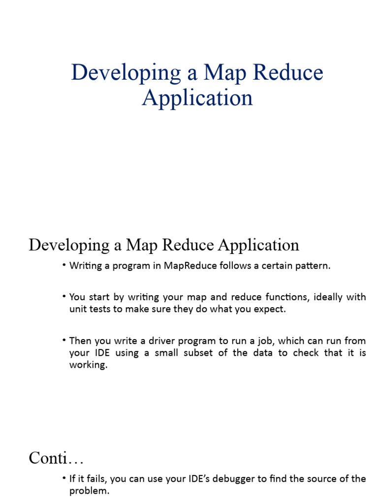 Unit 2 Topic 5 Developing A Map Reduce Application | PDF | Map Reduce | Apache Hadoop