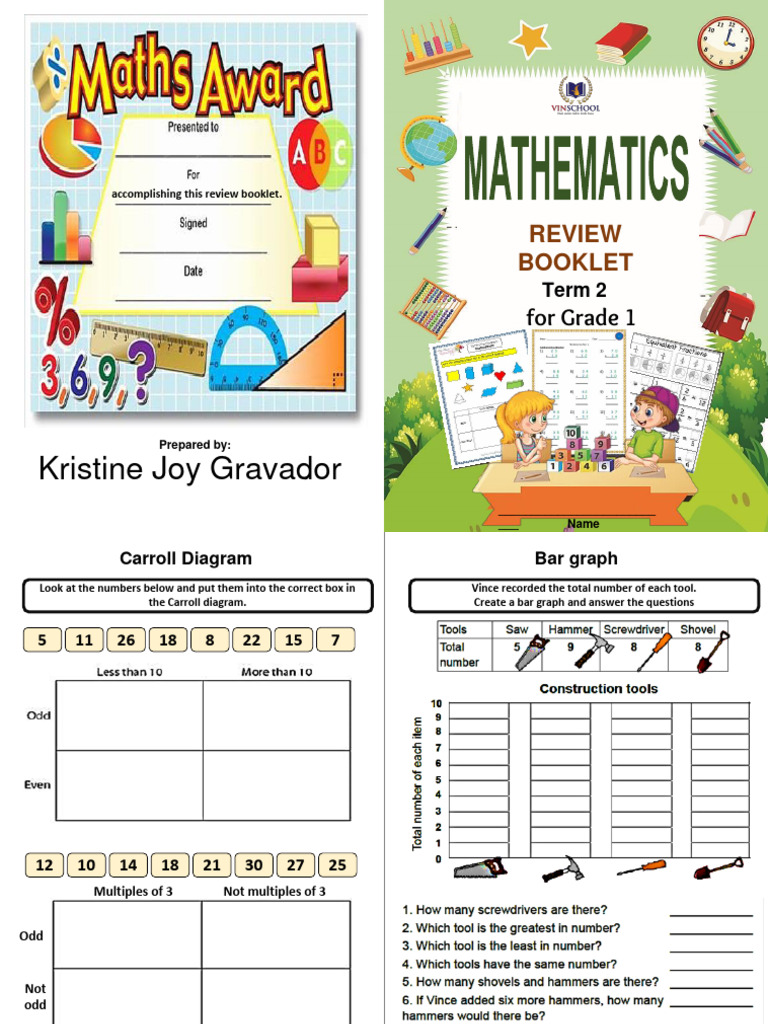REVIEW-BOOKLET Grade 1 | PDF | Mathematics