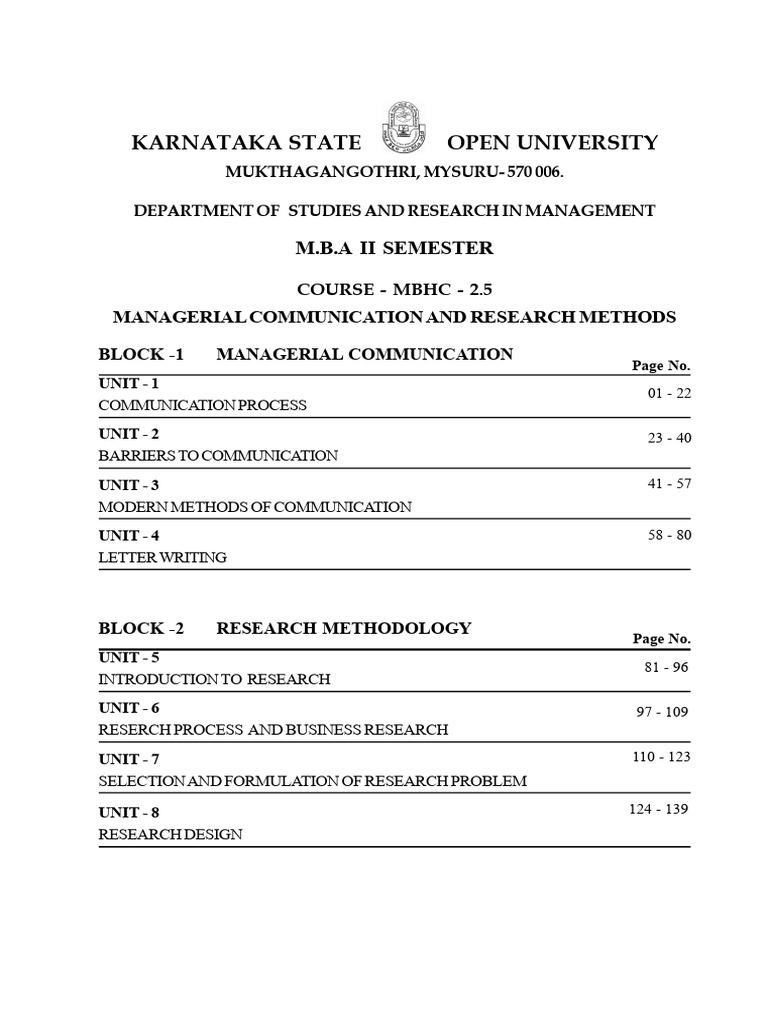 MCR Merged | PDF | Methodology | Communication