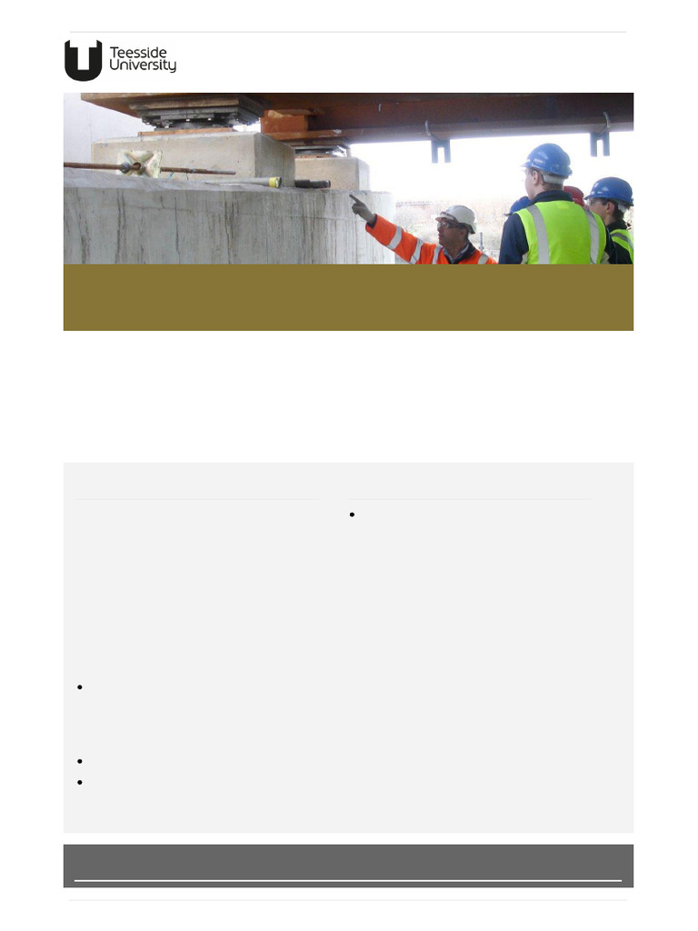 Teesside University Course | PDF | Engineering | Theory