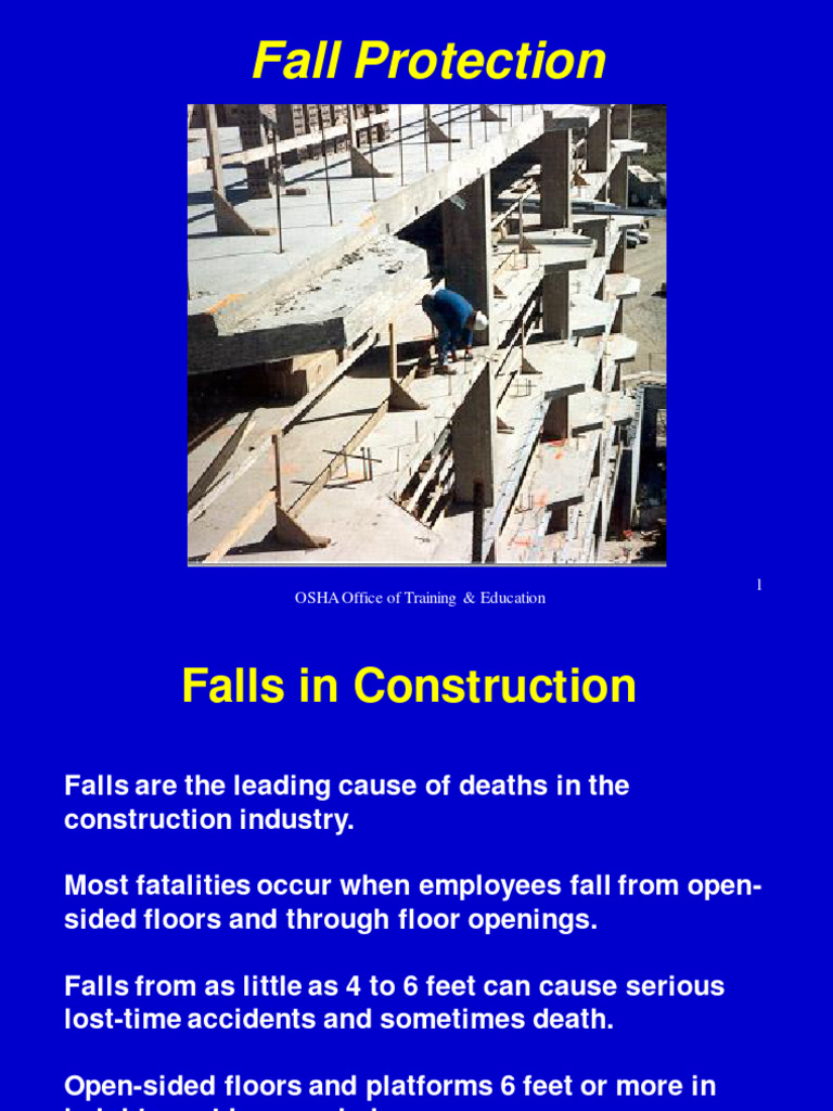 FALL PROTECTION | PDF | Safety | Occupational Safety And Health