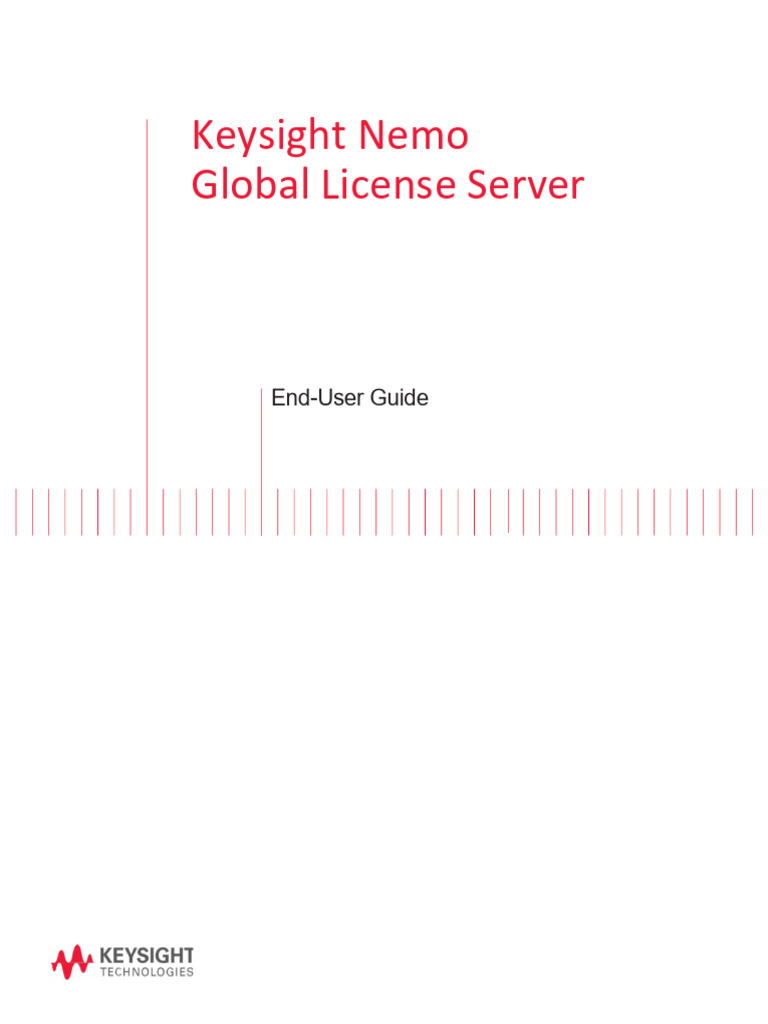 Nemo Global License Server - End-User Guide | PDF | Computing | Software