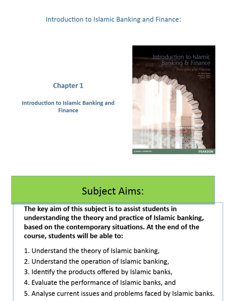 Introduction to Islamic Banking | PDF | Islamic Banking And Finance | Financial Services