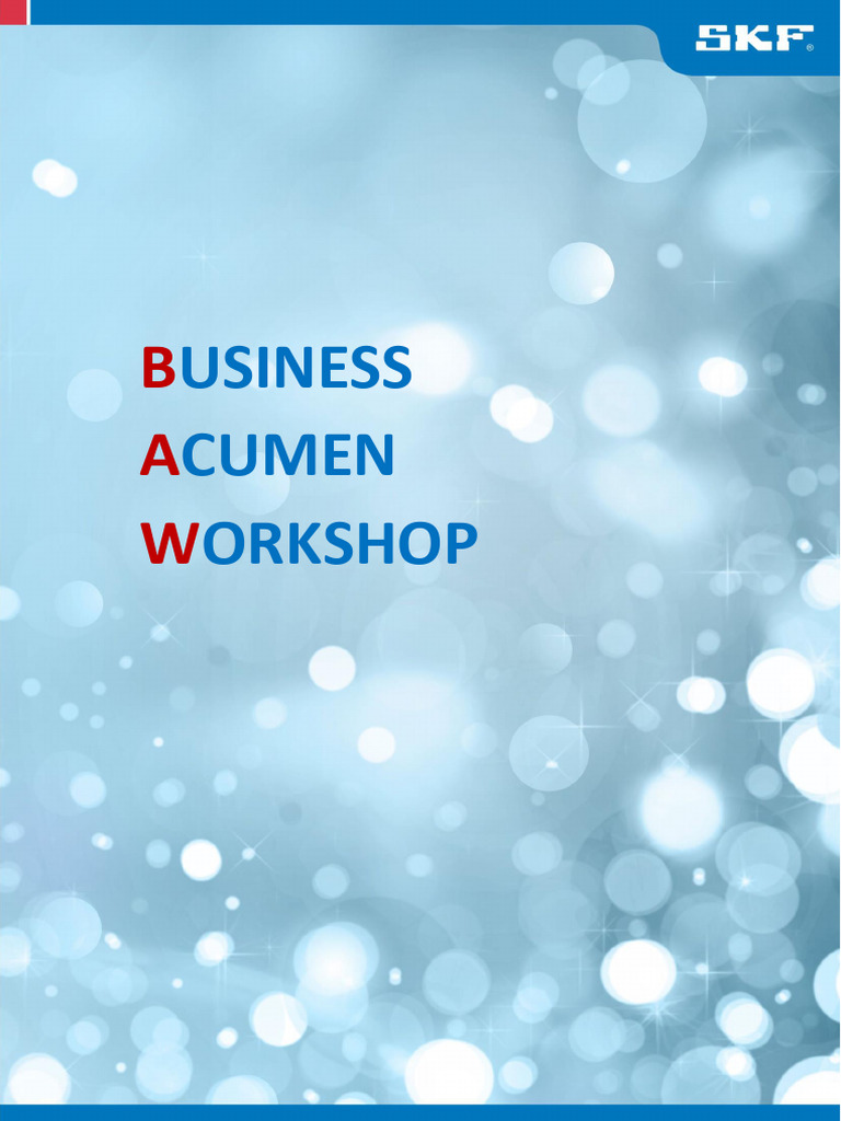 Business Acumen Workshop Overview | PDF | Profit (Economics) | Initial ...