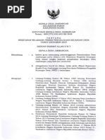 Contoh Draf - 2025 - Perdes Apb Desa | PDF