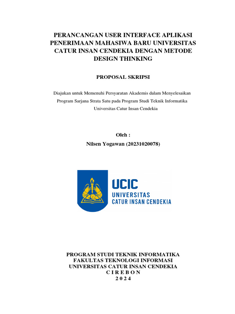 UI Aplikasi Penerimaan Mahasiswa | PDF