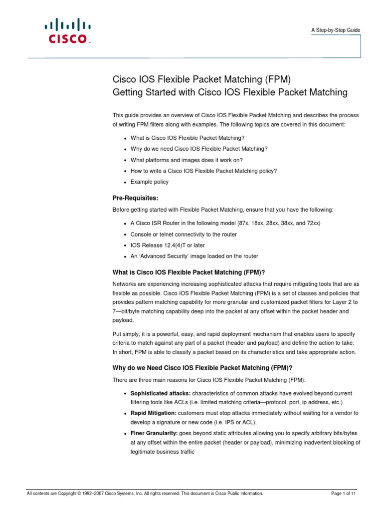 Getting Started FPM | PDF | Router (Computing) | Internet Protocols Getting Started FPM | PDF | Router (Computing) | Internet Protocols