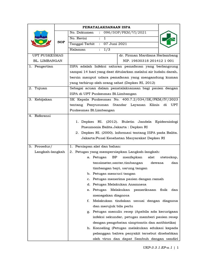 Sop Ispa | PDF | Pengembangan Diri | Kesehatan Holistik