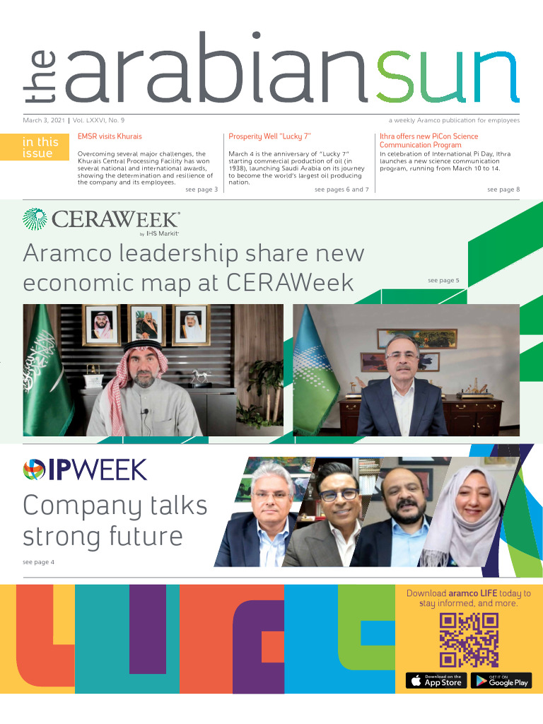 Aramco Leadership Share New Economic Map at Ceraweek: Company Talks ...