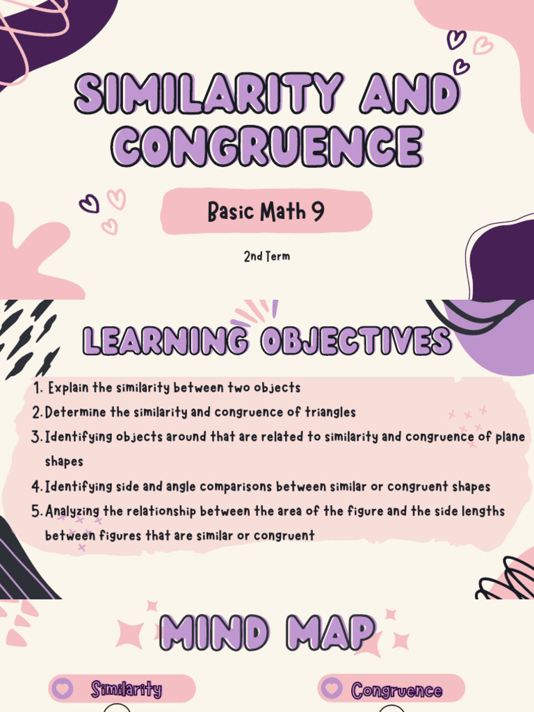 Similarity and Congruence | PDF | Triangle | Triangle Geometry