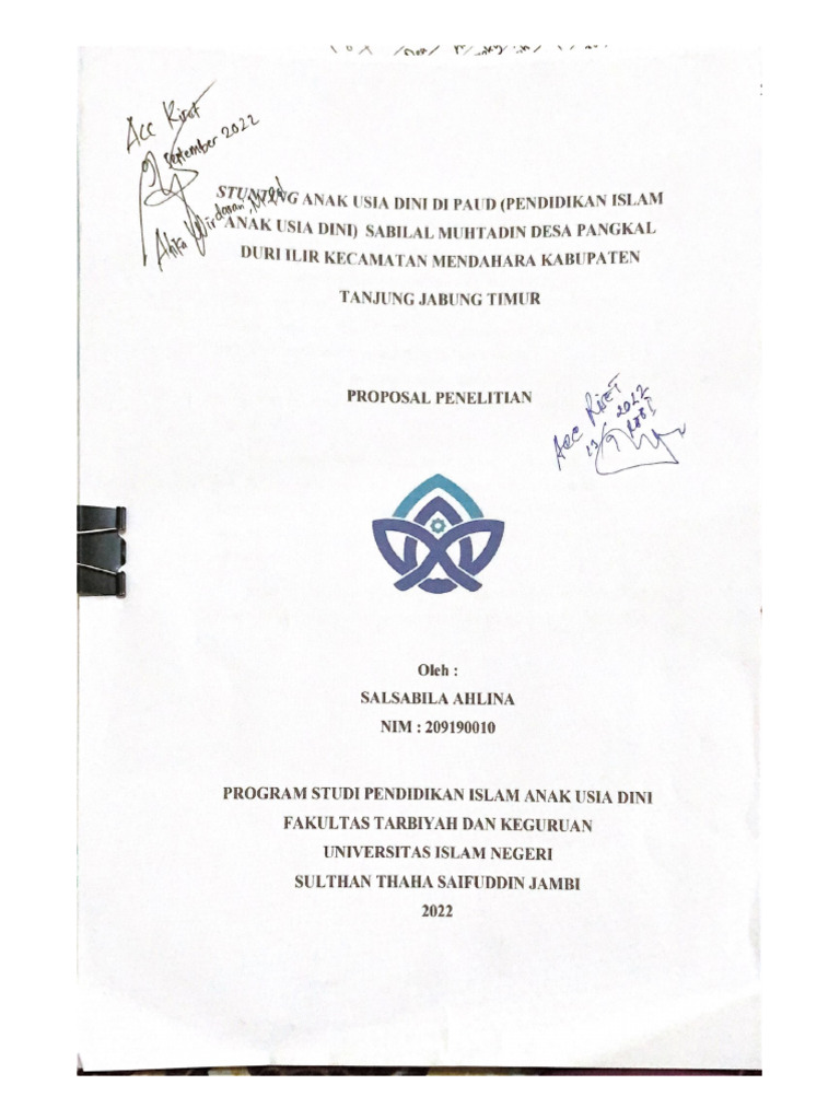 Acc Cover Proposal Aca | PDF