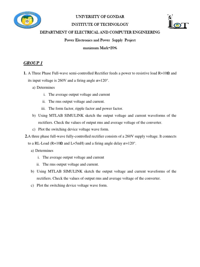 Bio Project | PDF | Rectifier | Power Electronics