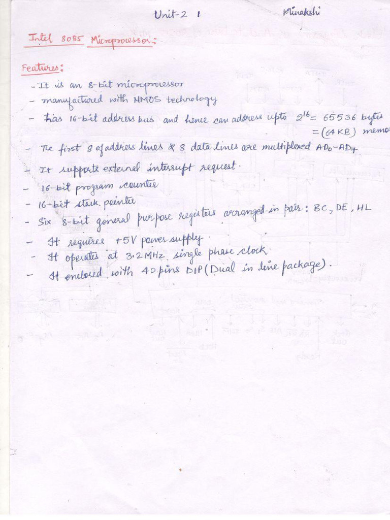 Microprocessor Unit 2 | PDF