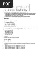 CCNA 9TUT - New Questions Part 5 6 and 7 | PDF | Computer Network | Internet Protocols