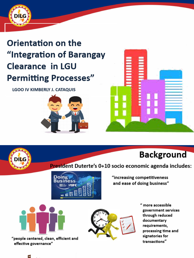 Barangay Clearance in LGU Permits | PDF | Governance | Justice