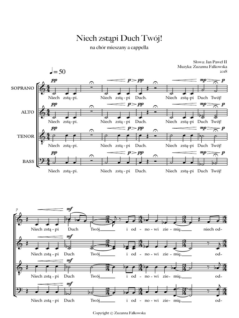 Niech Zstąpi Duch Twój (Falkowska) | PDF