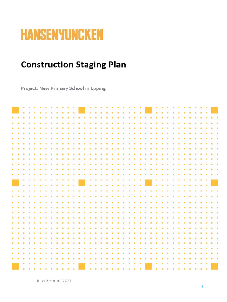 Appendix 36. Construction Staging Plan - NPES | PDF | Traffic | Transport