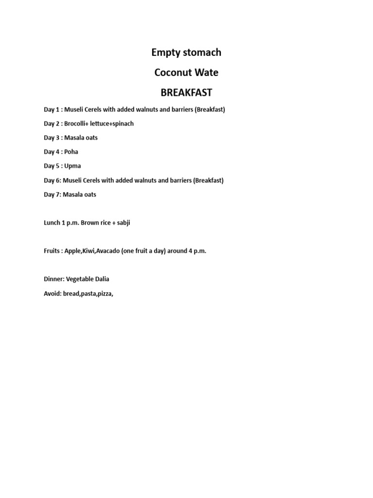 Weekly Healthy Meal Plan Guide | PDF | Cooking, Food & Wine | Lifestyle